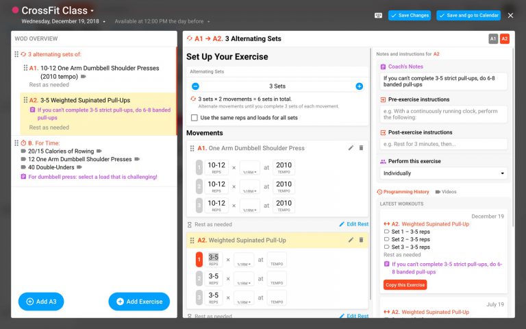 Best-in-class WOD tracking for your gym